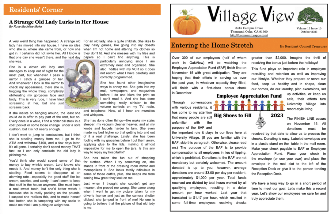 Village View - October 2023 | University Village
